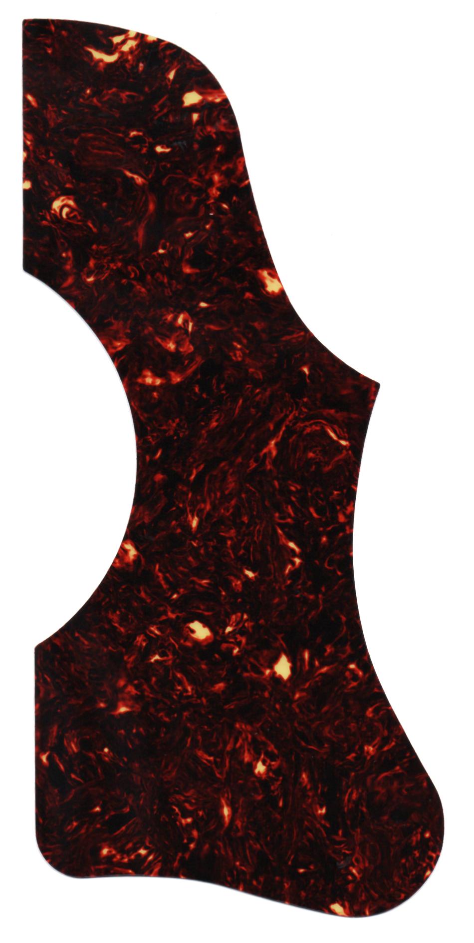 Economy Red Tortoise Shell Batwing Vintage Guitar Pickguard For Gibson J 50 J 45 Fox